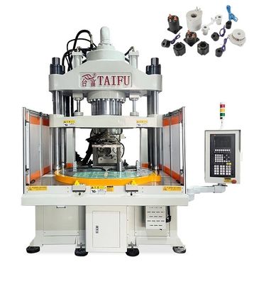 Vertical Mold Clamping Horizontal Injection BMC Machine with rotary table