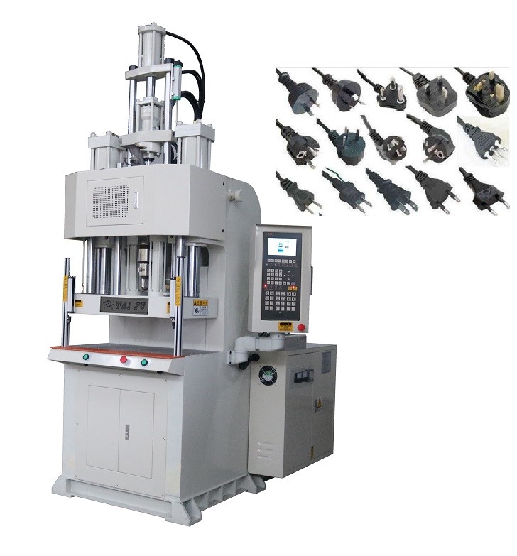 35 Ton Power Plug Injection Molding Machine With C Type White