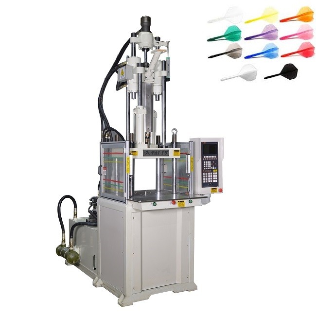 Vertical 55 Ton Injection Molding Machine For Dart Flights Screw Thread ...